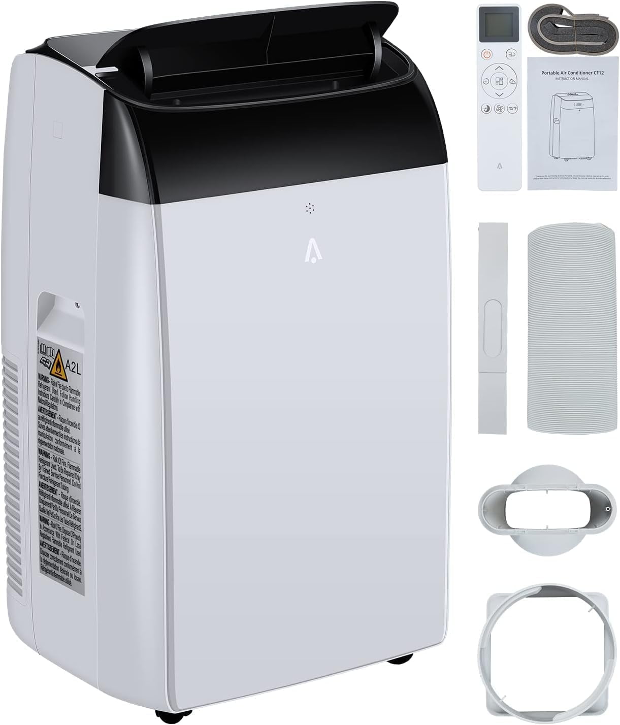 Homhougo 14,000 BTU Portable Air Conditioner, 3-in-1 Cooling Unit with ...