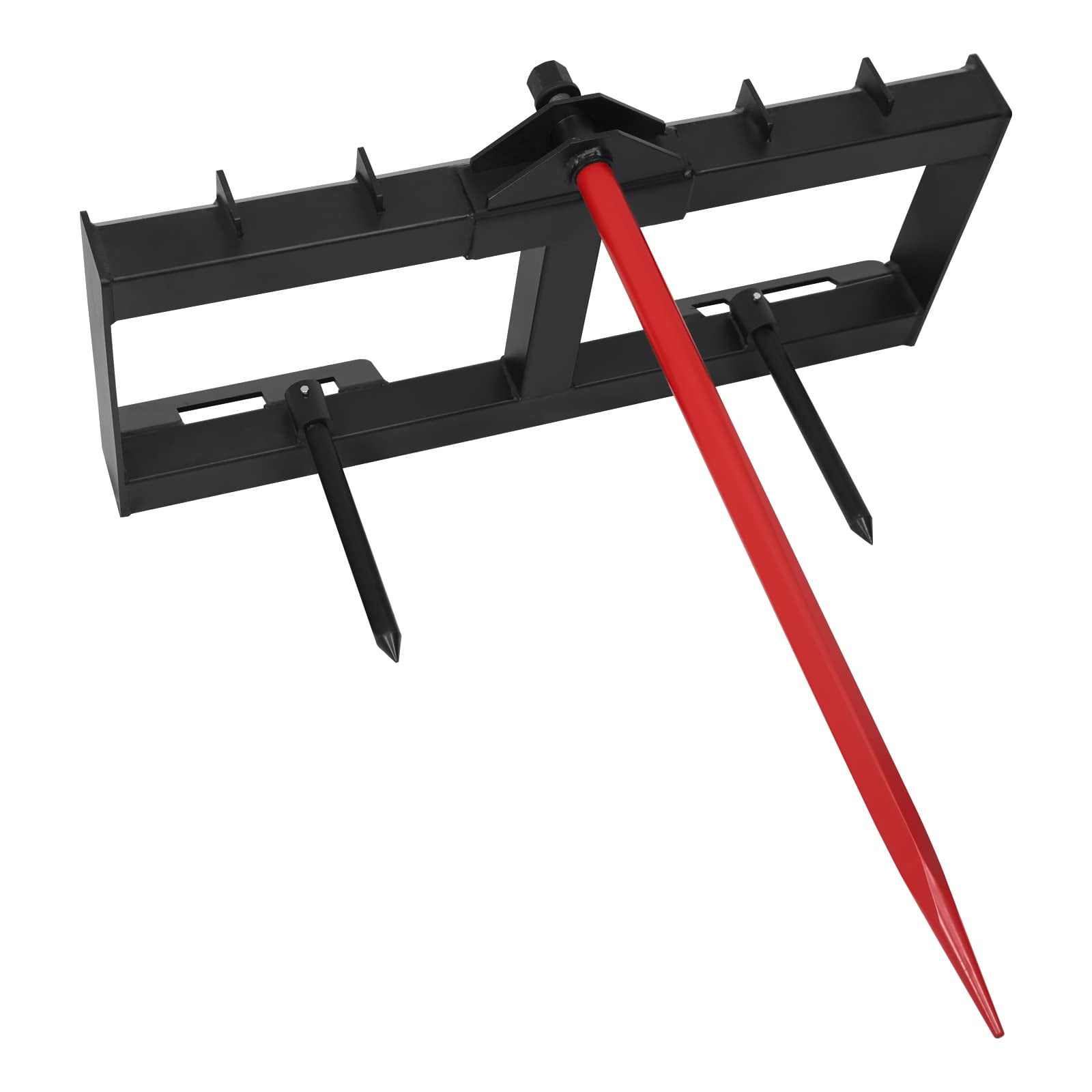 Homhougo-49" Tractor Hay Spear, Skid Steer Loader 3000lbs Quick Attach ...