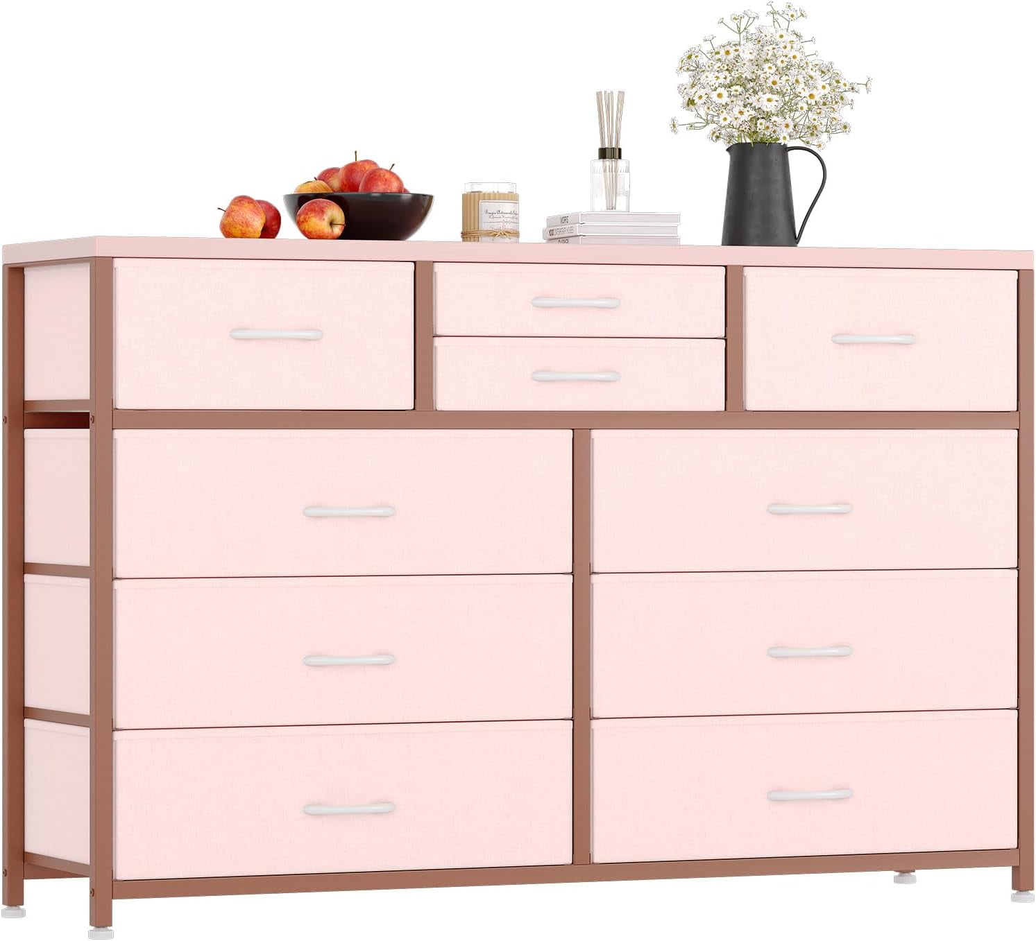 Homhougo Dresser for Bedroom TV Stand for 55” TV, Entertainment Center ...