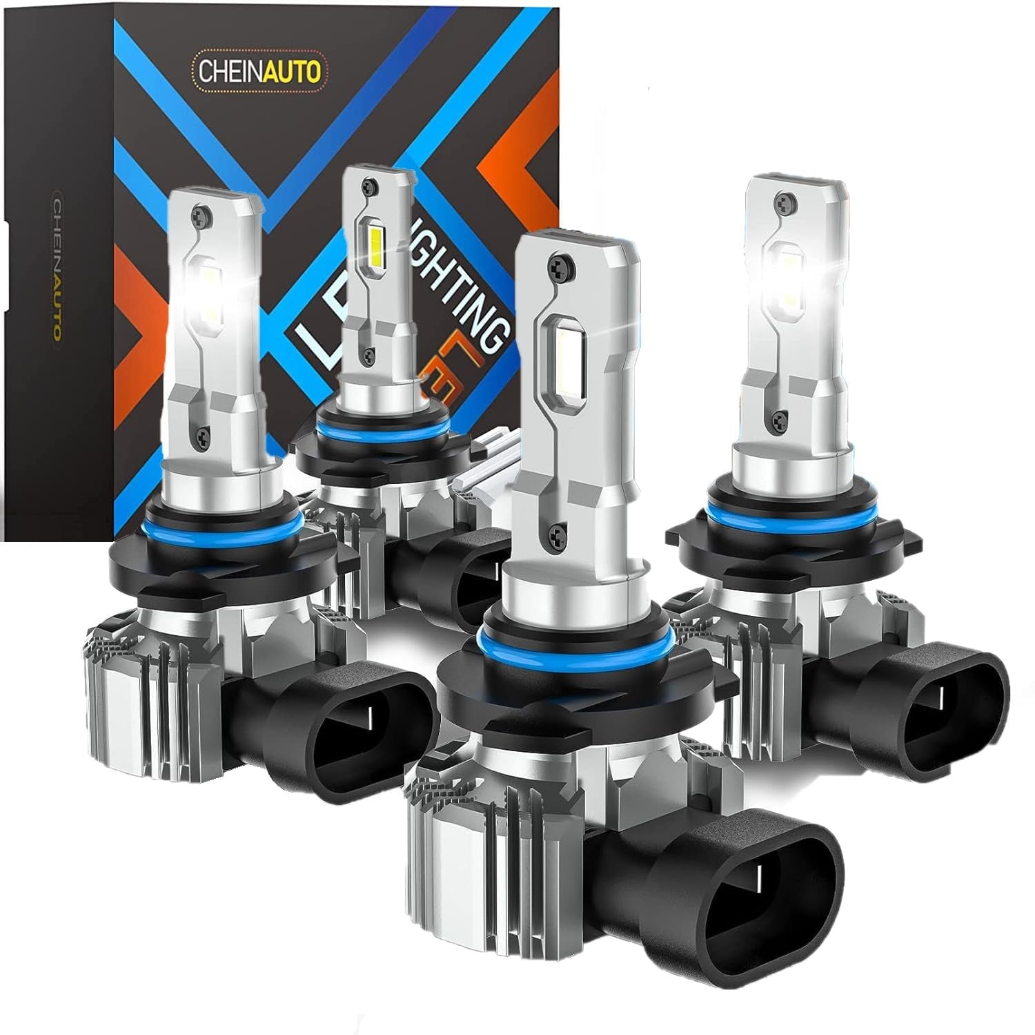 Homhougo—9005/HB3 9006/HB4 LED Headlight Bulbs, 60W 12000 Lumens 450% ...