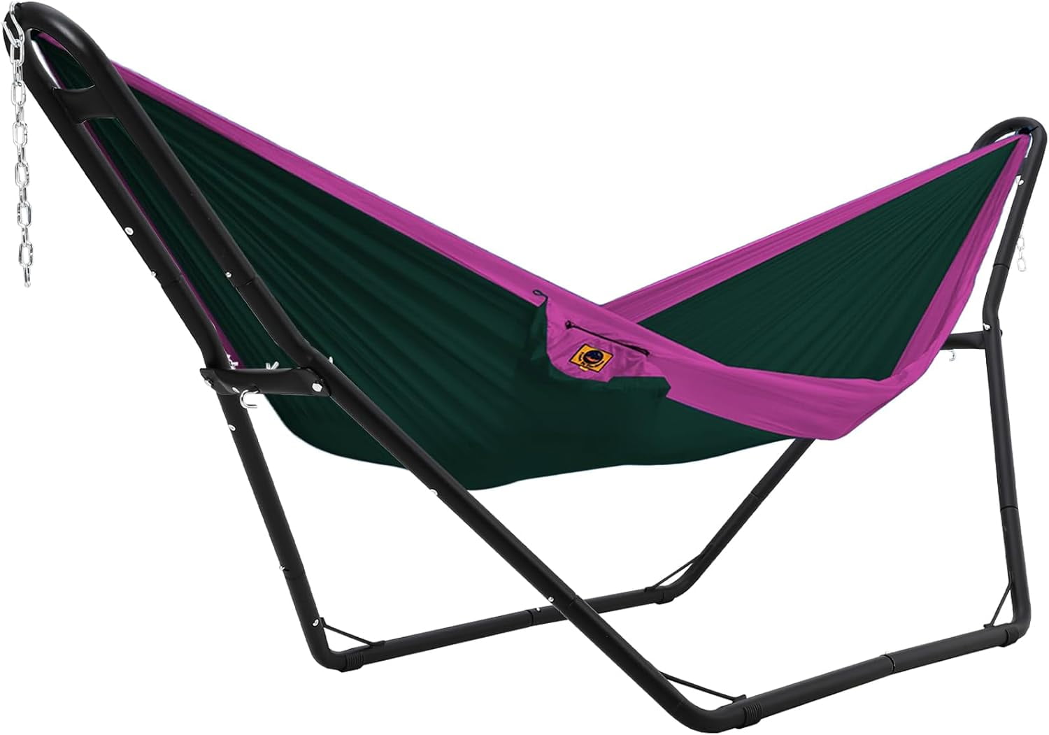 Homhougo Hammock Stand, Steel Hammock Frame Heavy Duty 550 LBS Capacity ...