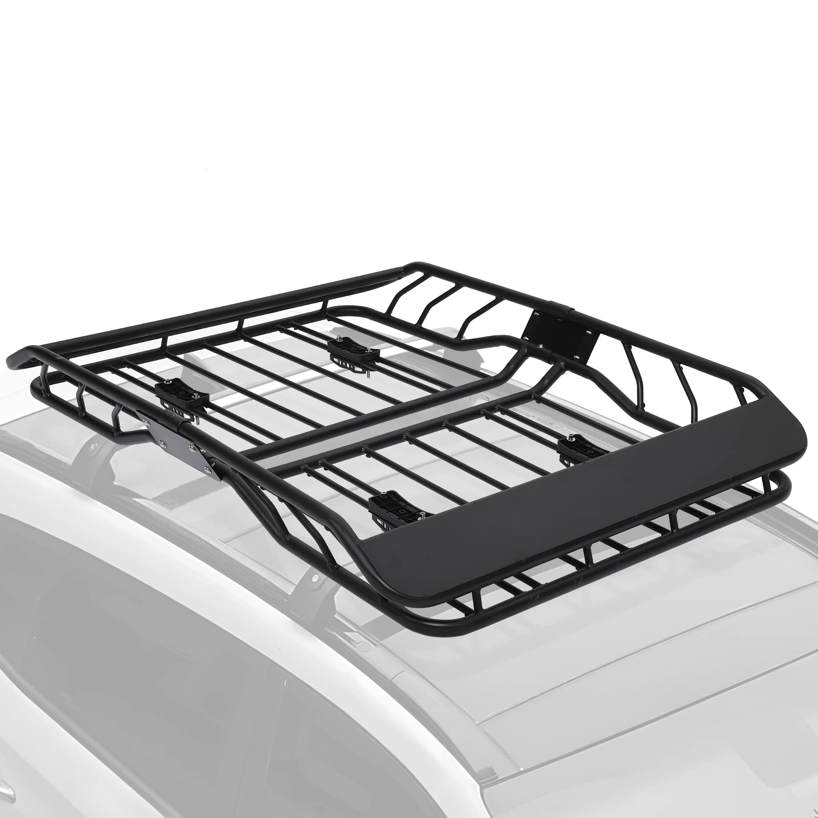Homhougo—Roof Rack Basket,50''x38''Heavy Duty Steel Basket Universal ...