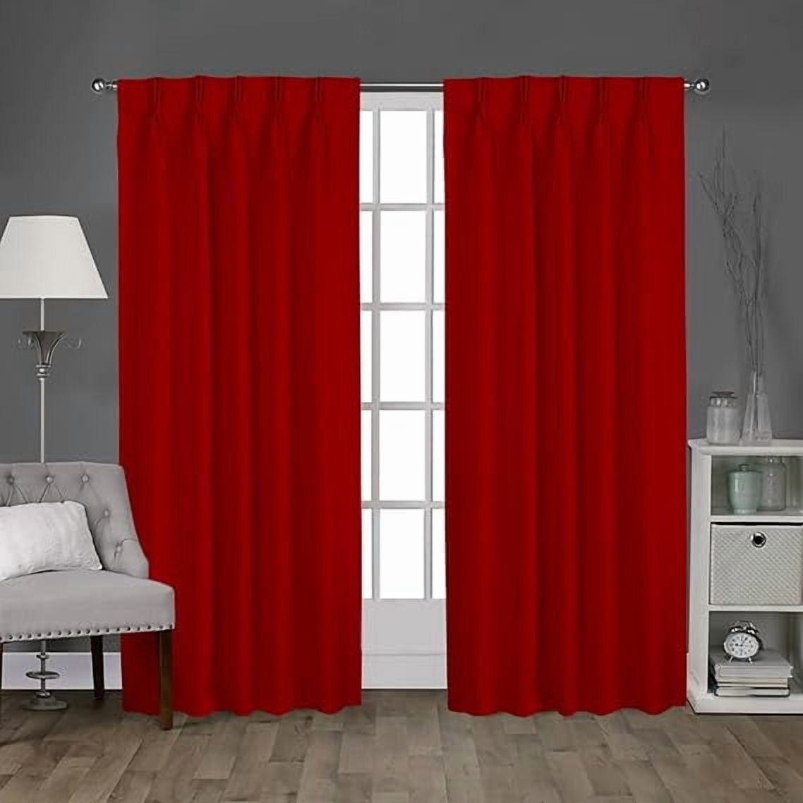 Homi Drapes Double Pinch Pleated Blackout Curtains – Thermal Insulated ...