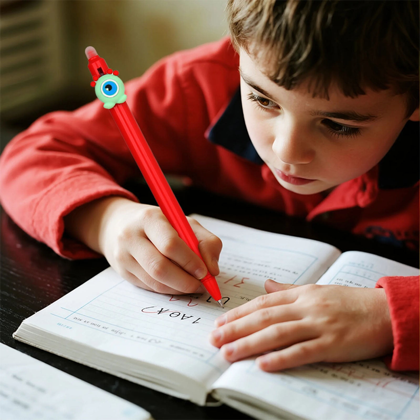 HomiTools Erasable Gel Pens 6 Colors Retractable Erasable Pens Clicker ...