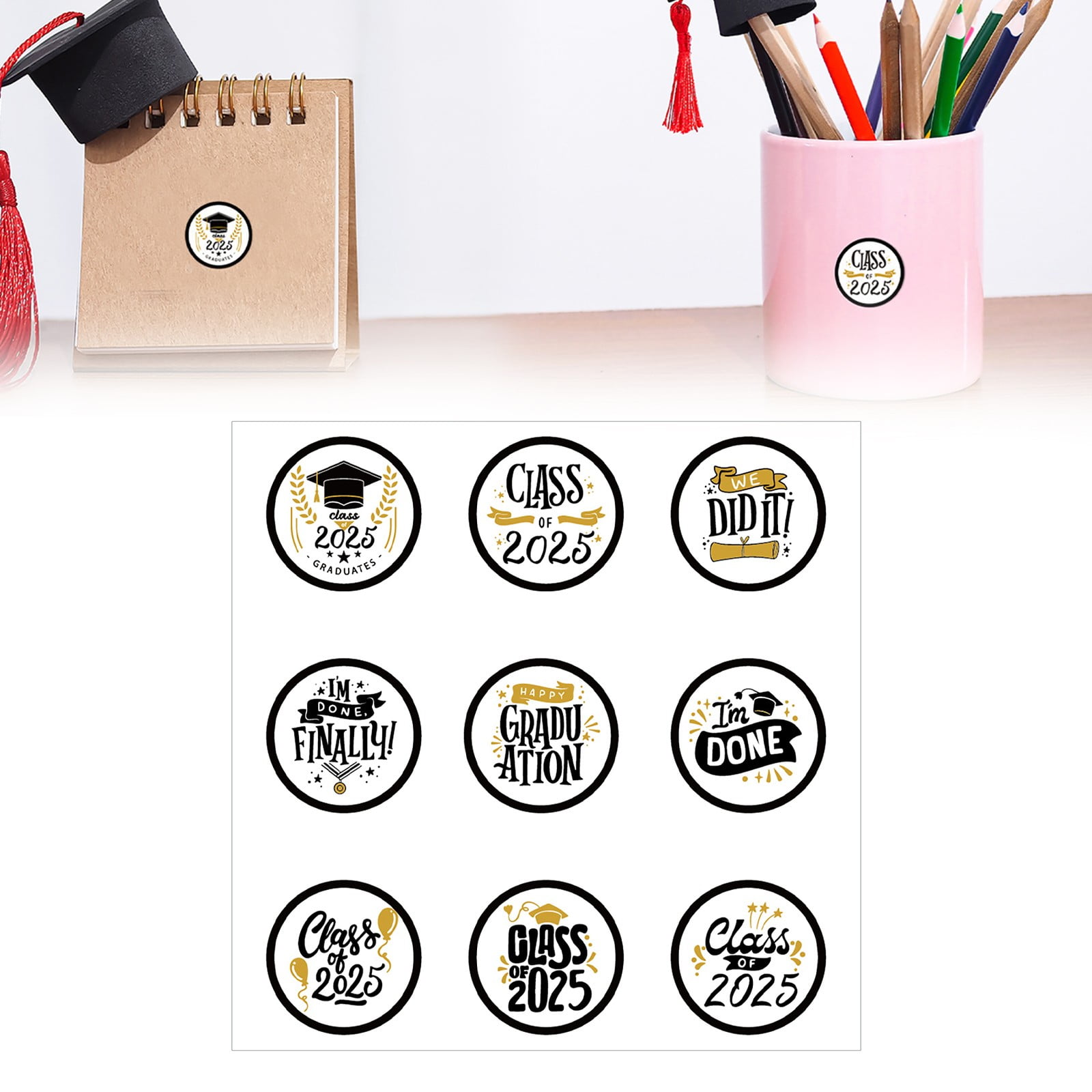 HomiTools Graduation Season Sticker & Label : Decorate & Sweeten Every ...