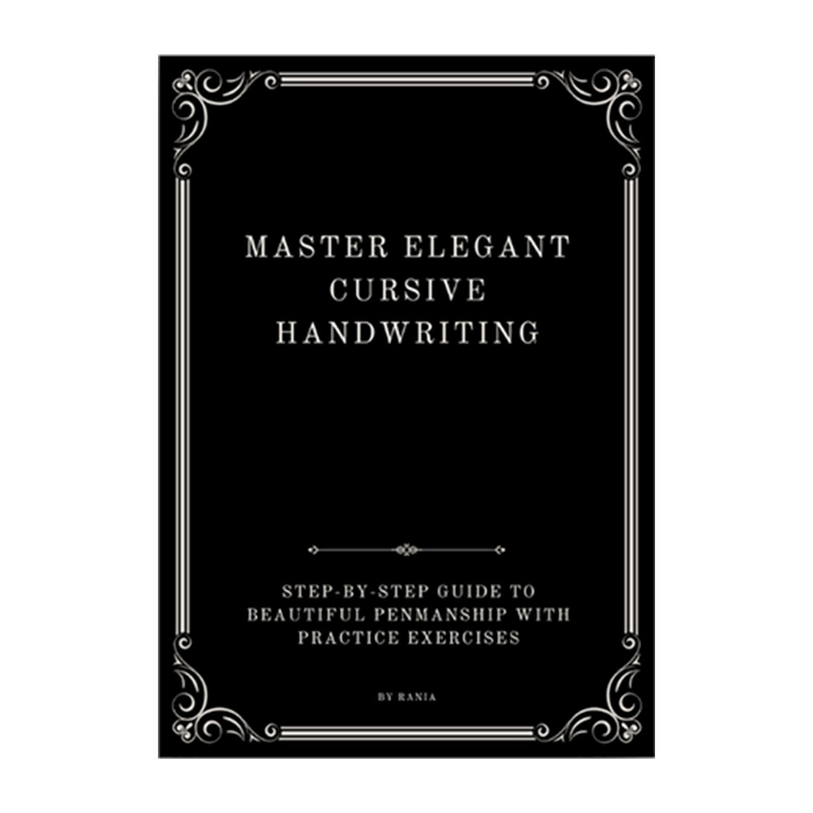 HomiTools Mastering Cursive Writing Book | Calligraphy Book | Suitable ...