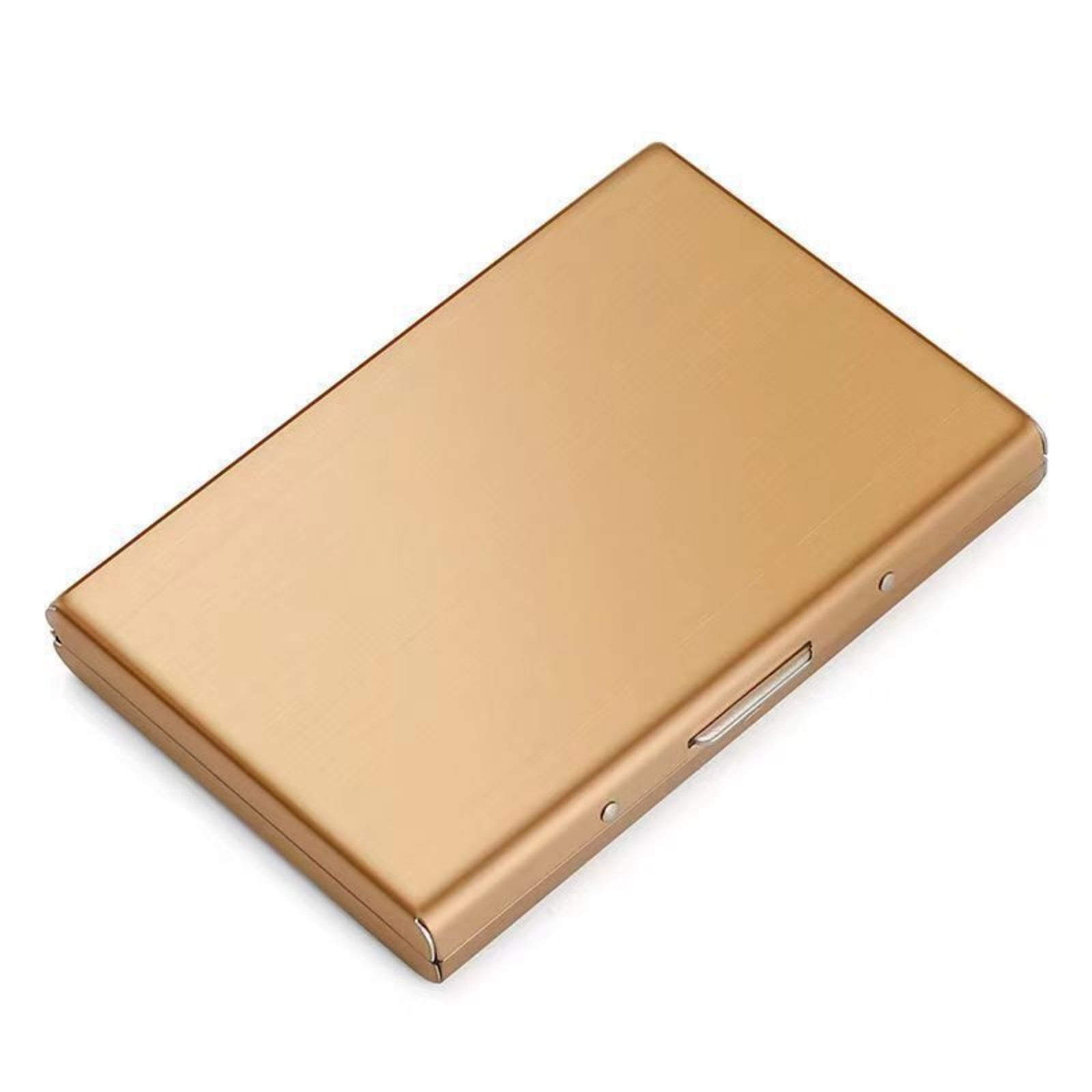 HomiTools Metal Credit Card Holder RFID Blocking Wallet Credit Card ...