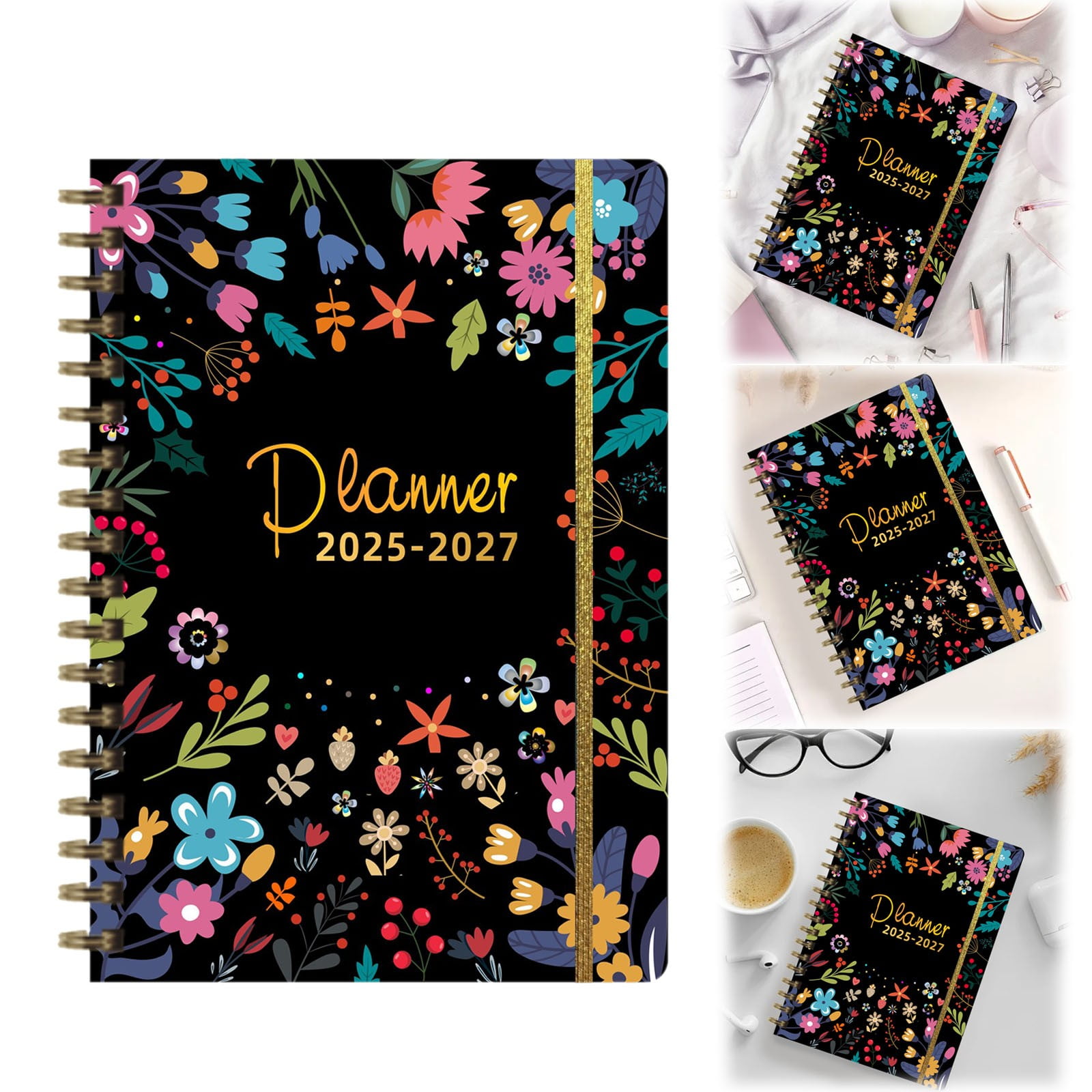 HomiTools Weekly Monthly & Yearly Planner Notebook Planning Journal For ...