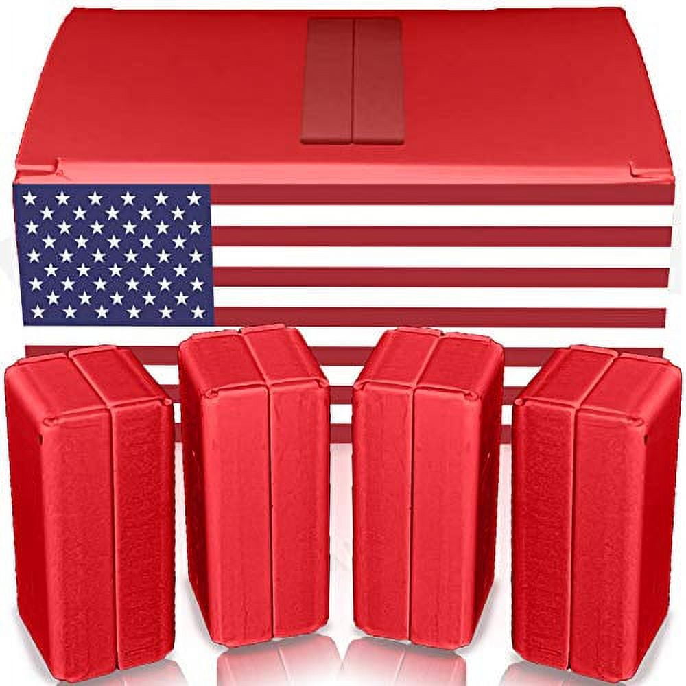 Portable Heavy Duty Magnetic Flag Weights 8 Pack, Waterproof, Outdoor ...