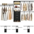 Homieasy Adjustable Closet System, Walk In Closet Organizer with 3 ...