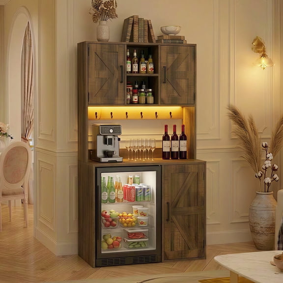 Mini Refrigerator Storage Cabinet