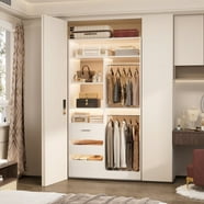iSunirm 5FT Closet System with Drawers,5FT Closet System with Drawers ...