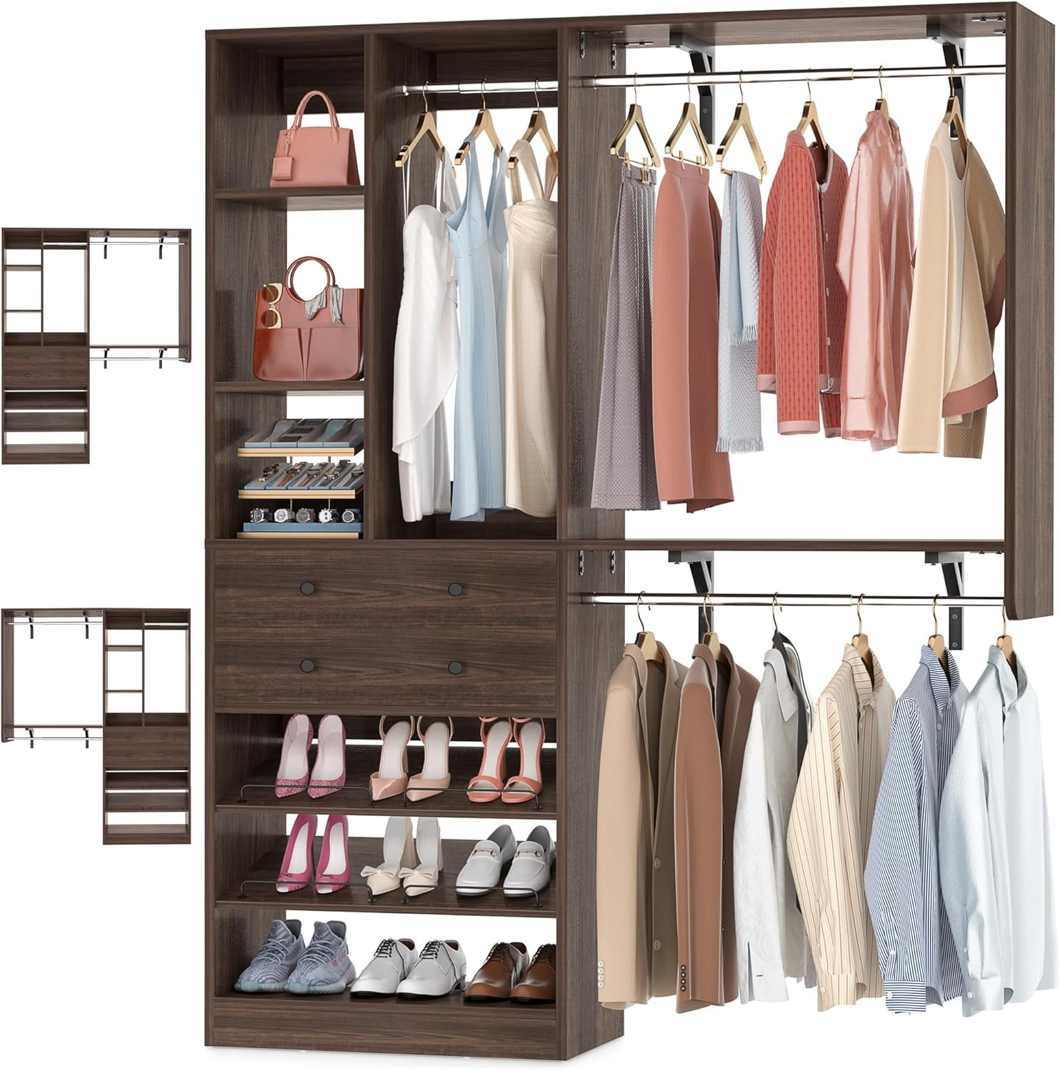 Customer reviews for Homieasy Closet System - 5FT Closet System with ...