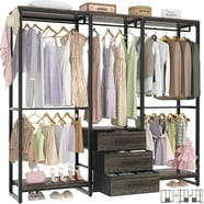 Ulif E4 Wire Garment Rack, Metal Freestanding Closet Organizer and ...