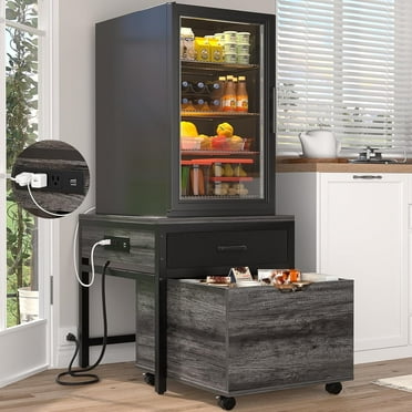 iio 24" 11 Cu Ft Bottom Freezer Retro Refrigerator, Fridge for Bedroom ...