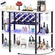 Cosrack Home Liquor Indoor Storage Wine Bar Cabinet, Detachable Rack ...