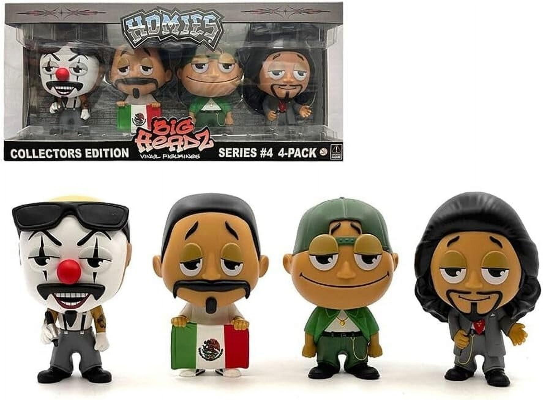 Homies Big Headz Series 4 Collector's Edition 4-Pack of Figures by ...