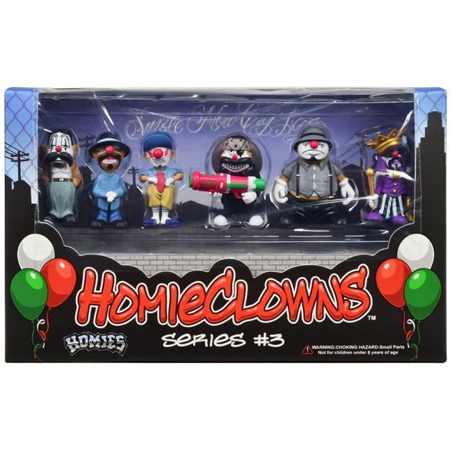 HomieClowns Series 3, 2-Inch Small Plastic Figurines, Circus Toys Set ...