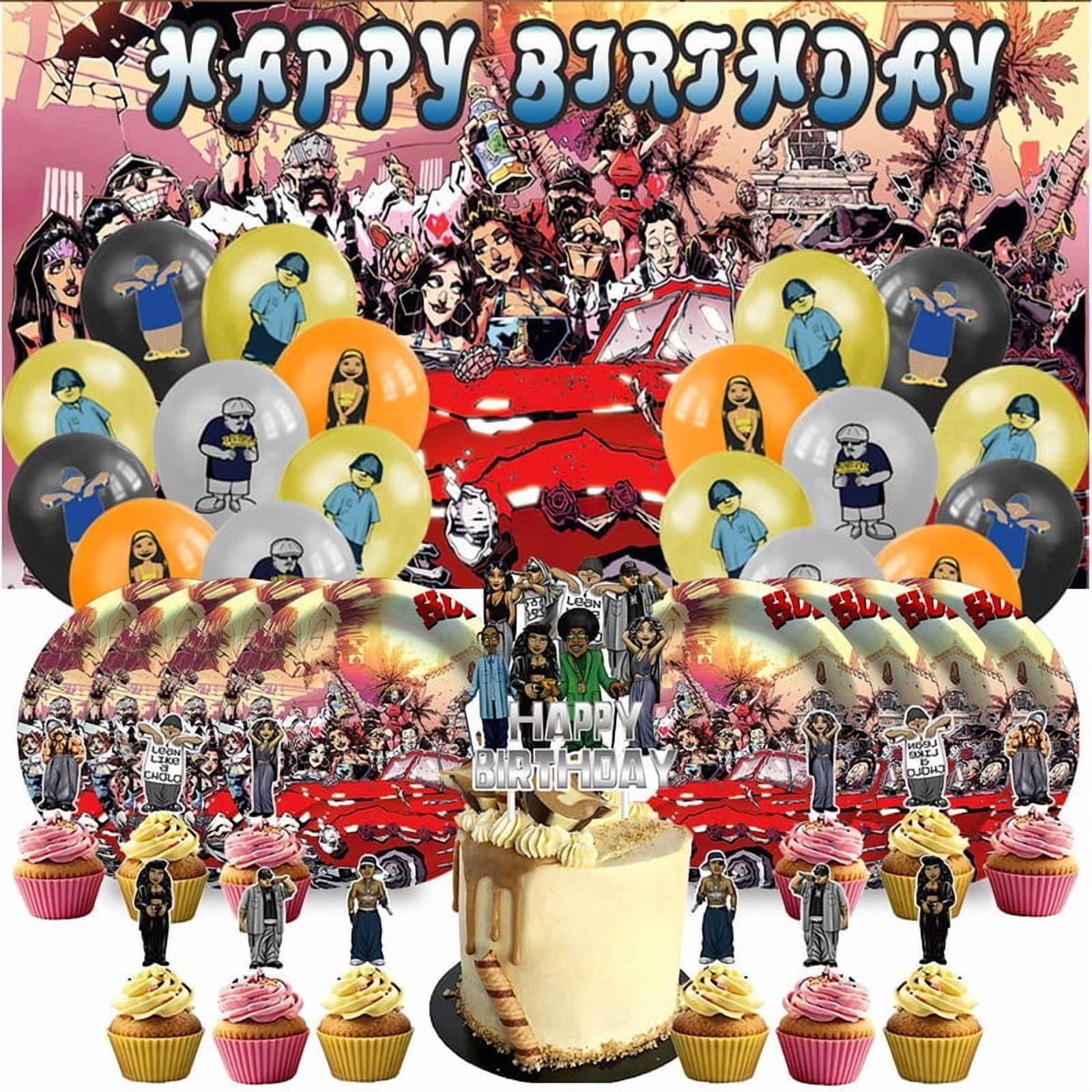Homies Birthday Party Supplies Balloons Paper Plates Decoration Cake ...