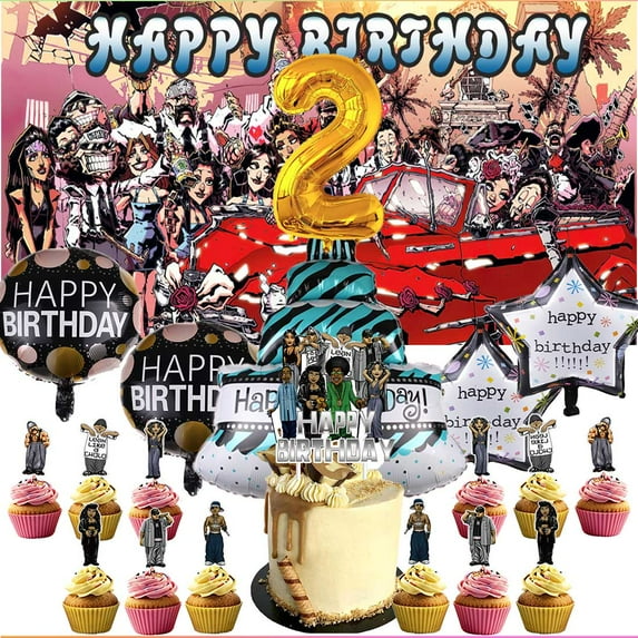 Homies Party Supplies Decor 2nd Kit Balloons Birthday Cake Topper ...