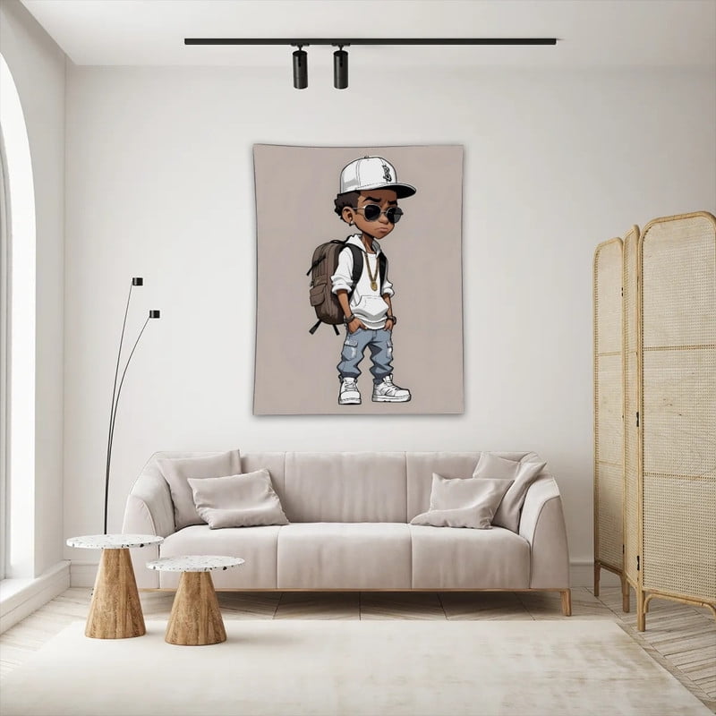 Homies tapestry 40 x 60 inches with vivid colors realistic details easy ...