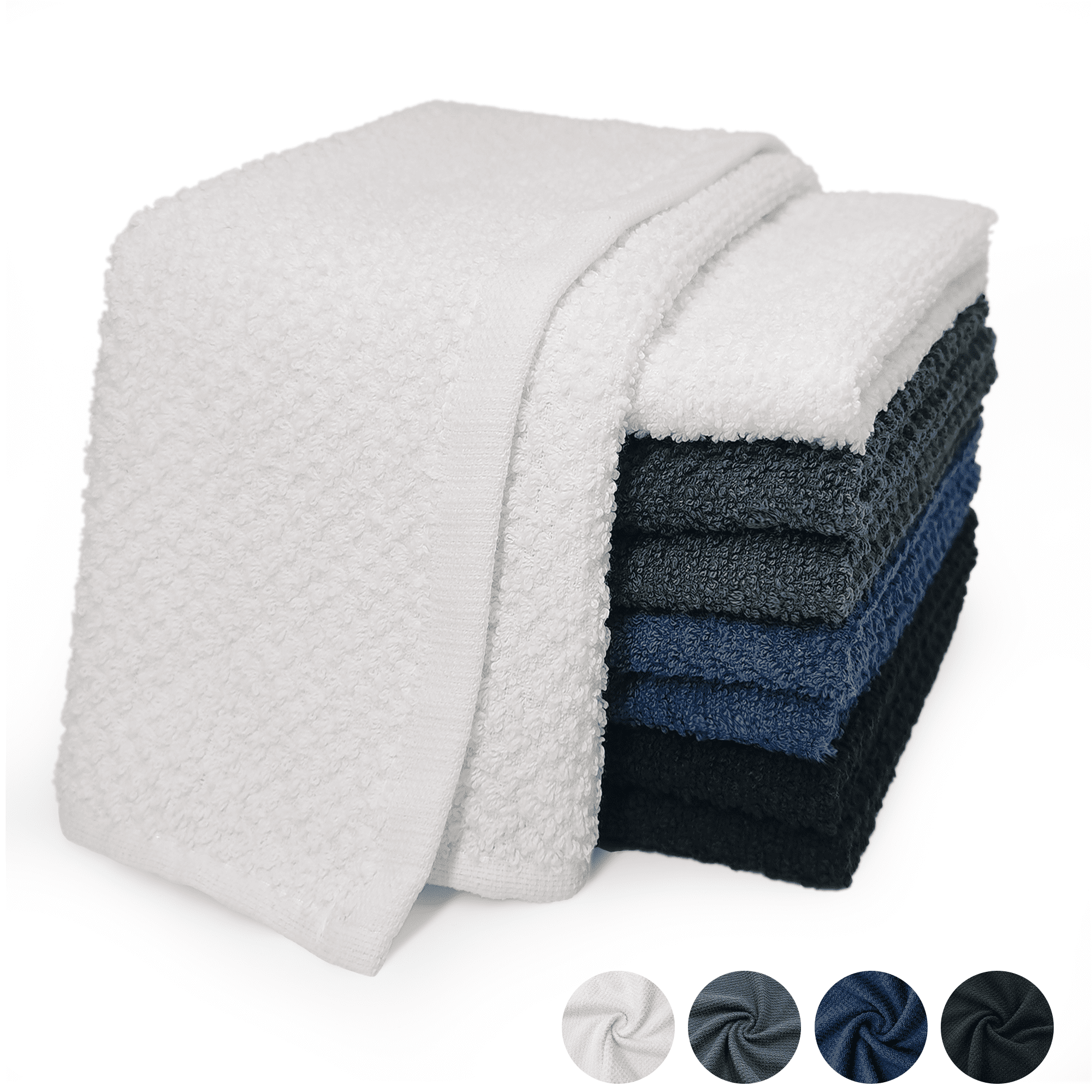 Homieway 8 Pack Cotton Dish Cloths for Washing Dishes, Super Soft and ...