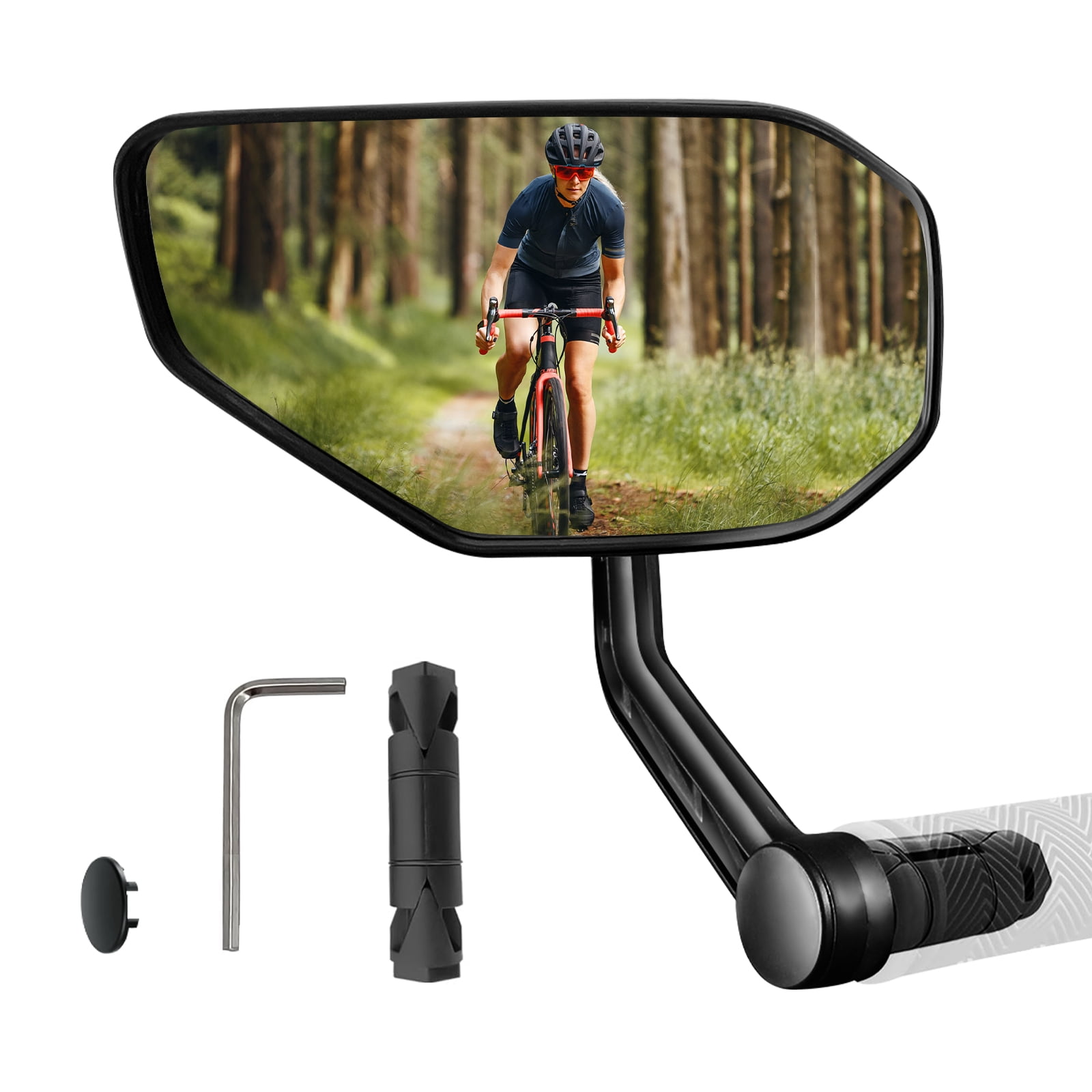 Homieway Bar End Bike Mirrors, HD Glass E-bike Rearview Mirror for ...