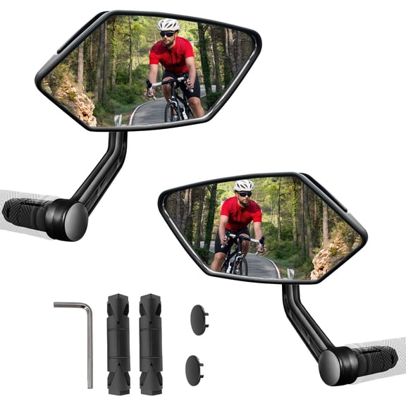 V Mirror All Chrome. Bike mirror, bicycle mirror for lowrider , beach ...