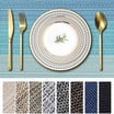 Sm:)e Beige Placemats 12 x 18 Inch Set of 4, Seasonal Washable Kitchen ...