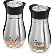MAIA Ceramic Salt and Pepper Shakers Set Salt Container 18oz Spice Jar ...