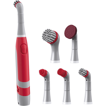 Ruby Horsepower Handheld Electric Scrubber with Rotating Brush Heads ...