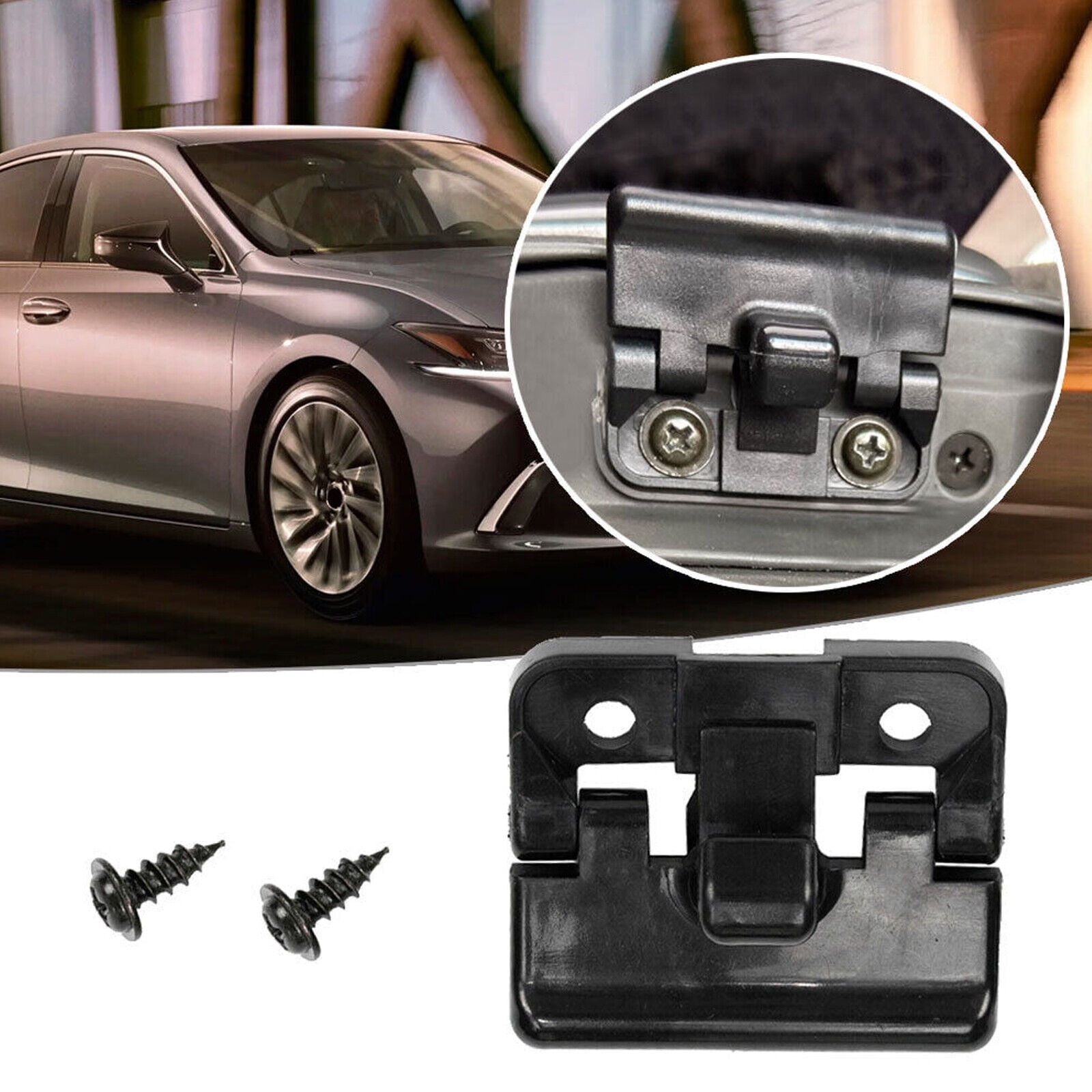 Homive Car Center Console Lid Latch Striker Arm Rest Lock Clips with ...