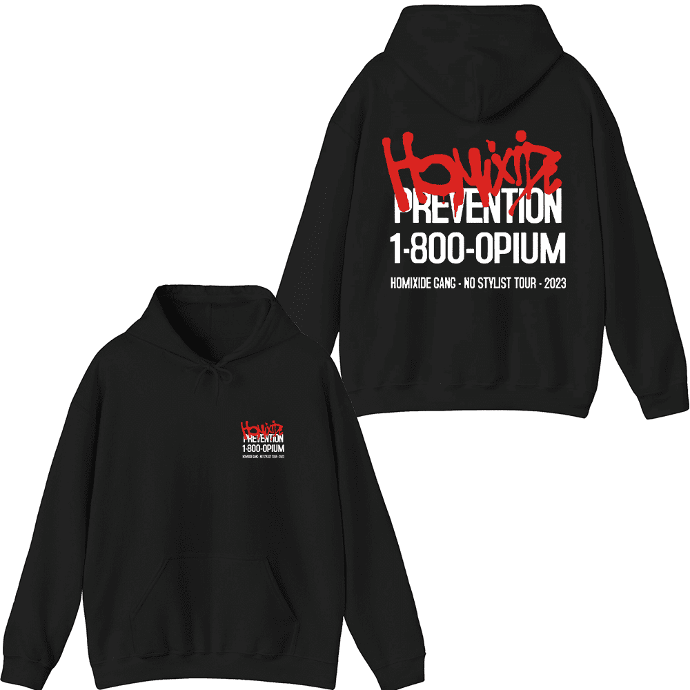 Homixide Gang Merch No Stylist Tour Hoodie Printed Hoodies Men Women ...