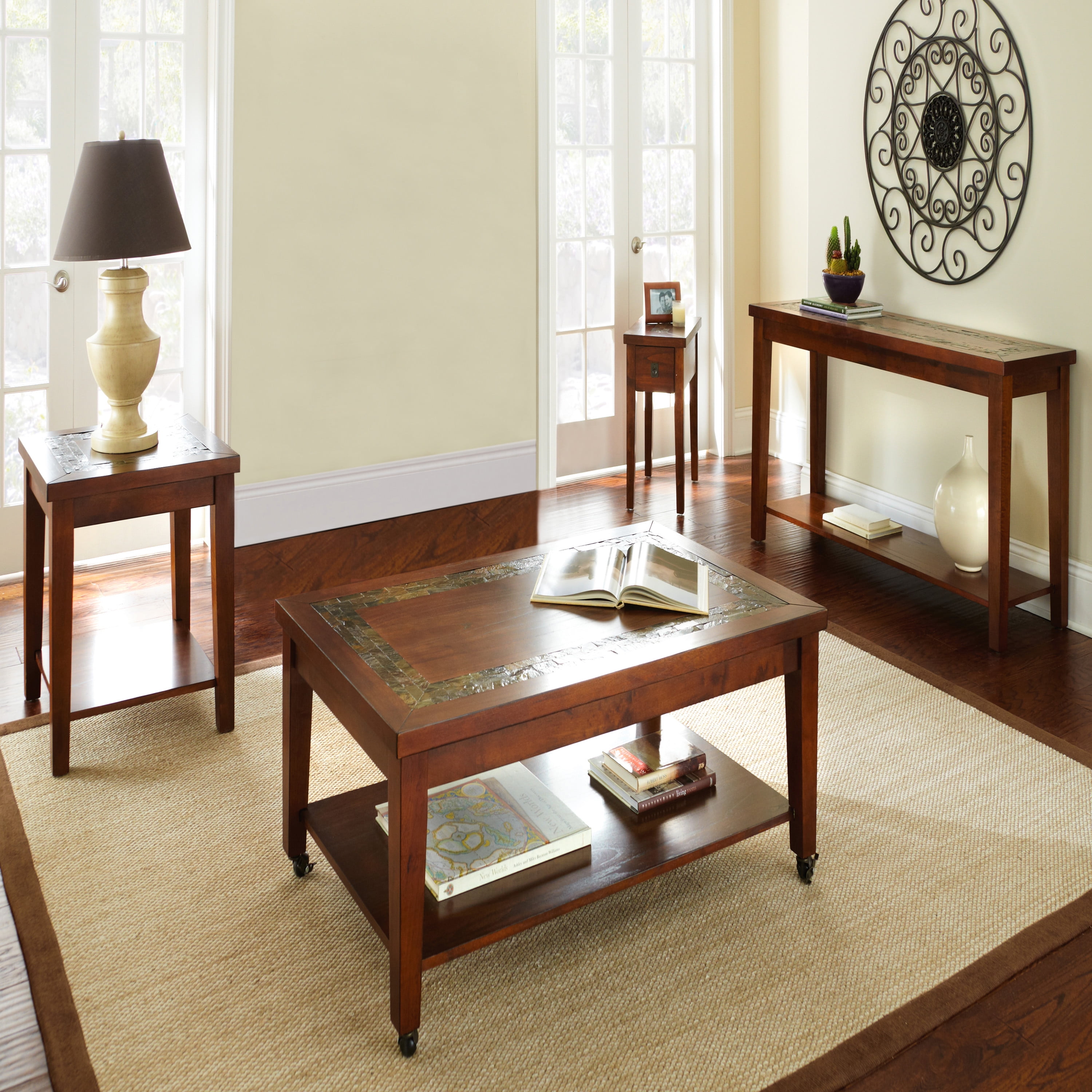 Homiyad Classic Chairside End Table - Wooden Design, Timeless ...