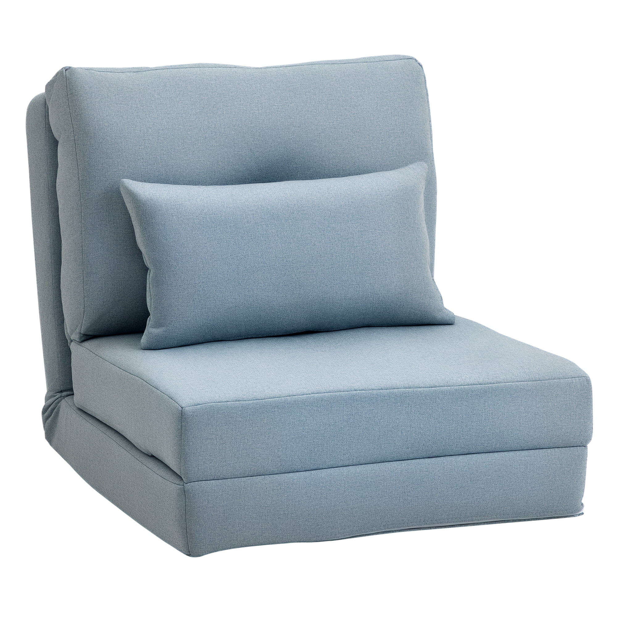 Homiyad Convertible Flip Chair, Floor Lazy Sofa, Folding Upholstered ...