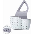 Homlyo Full Drain Hole Quick Dry Sink Organizer Basket, Hanging PP ...