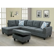 Homall Modern U-Shape Sectional Sofa, Chenille Fabric Modular Couch, 4 ...