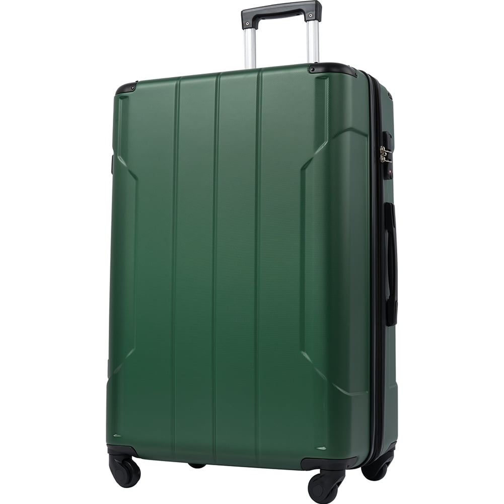 Hommoo Long Travel Large Suitcase, Rolling Luggage with TSA Lock, 24 ...