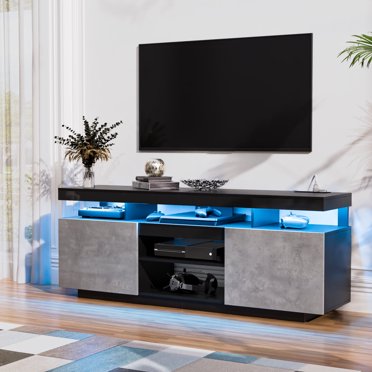 Better Homes & Gardens Oxford Square TV Stand for TVs up to 55", Rustic ...