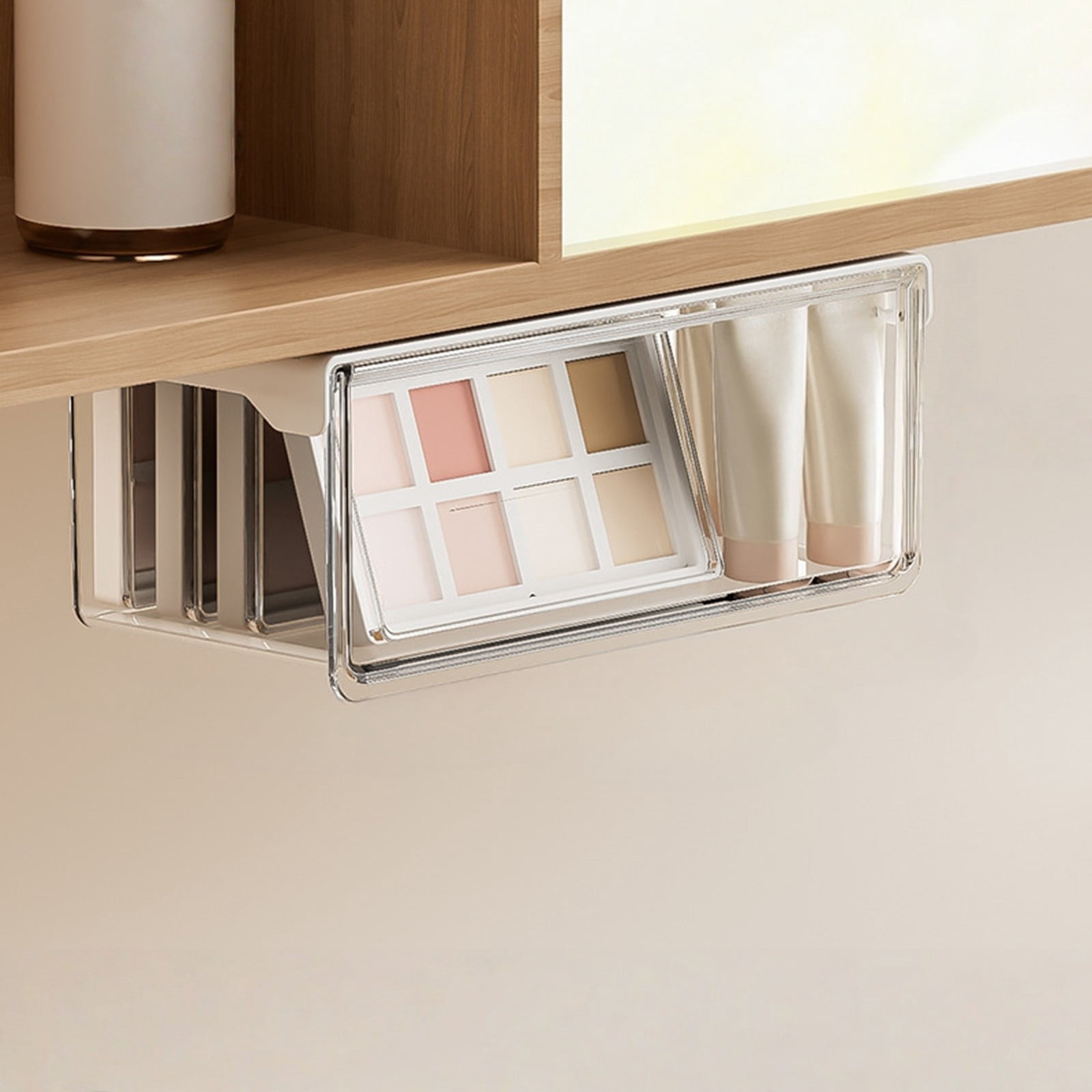 Homng Fridge Under Shelf Drawer, Pull Out Refrigerator Drawer Organizer ...