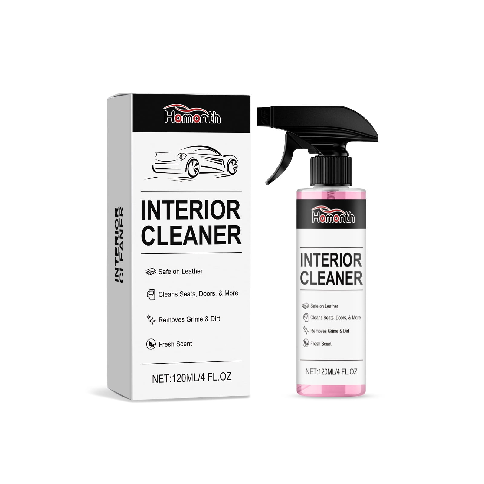 Homonth Car Interior Cleaning Spray Car Interior Decoration Soft Seat ...
