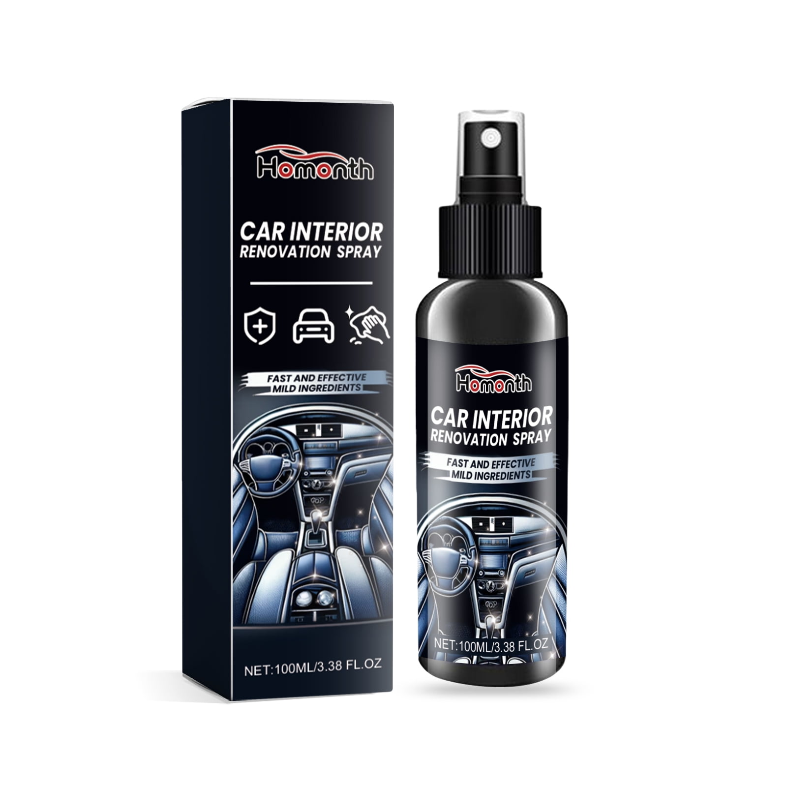 Homonth Car Interior Renovation Spray, Seat Interior Instrument Panel ...