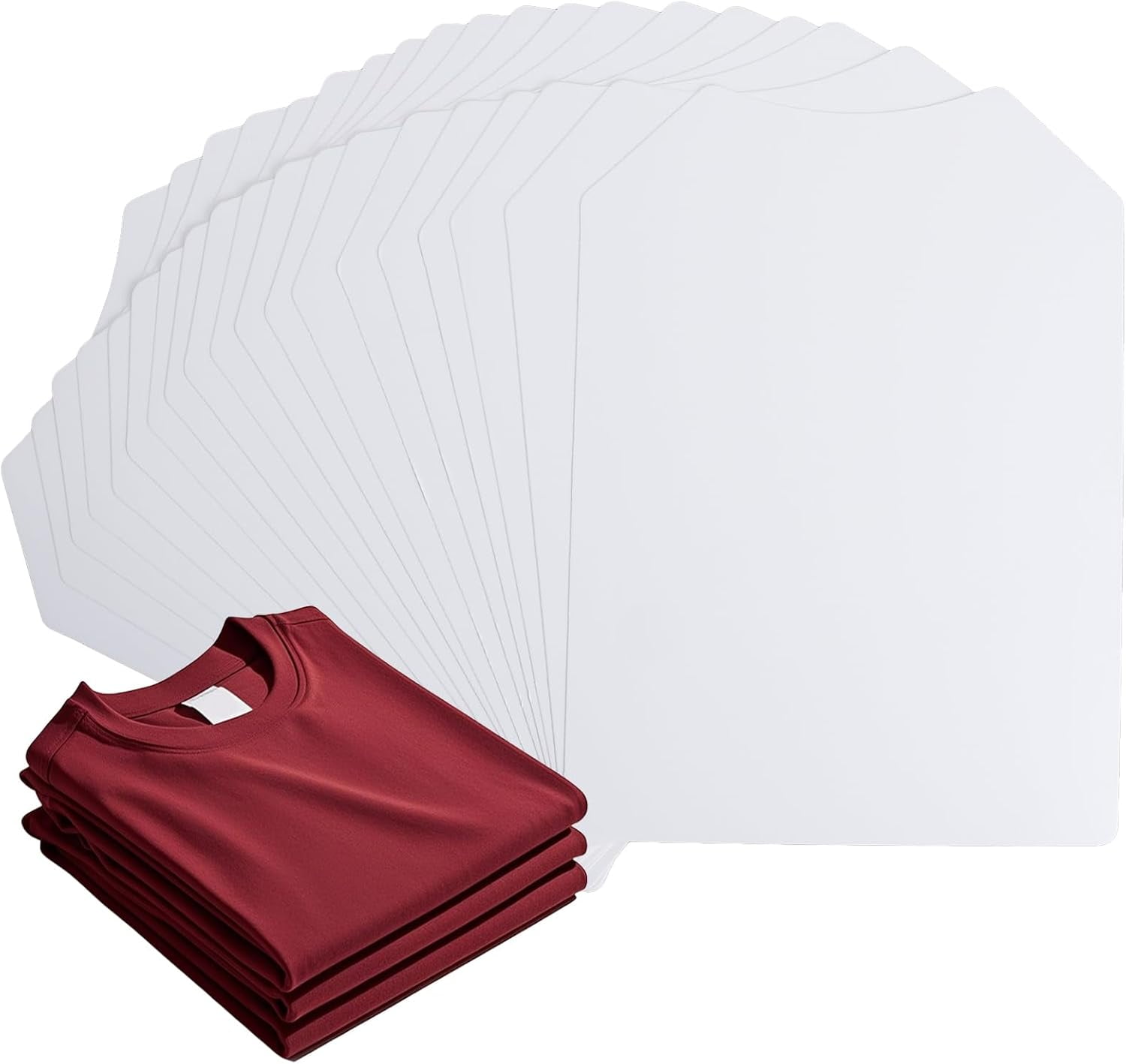 Homora White Cardboard Shirt Insert, 10x13.8 inch, Pack of 25, T Shirt ...