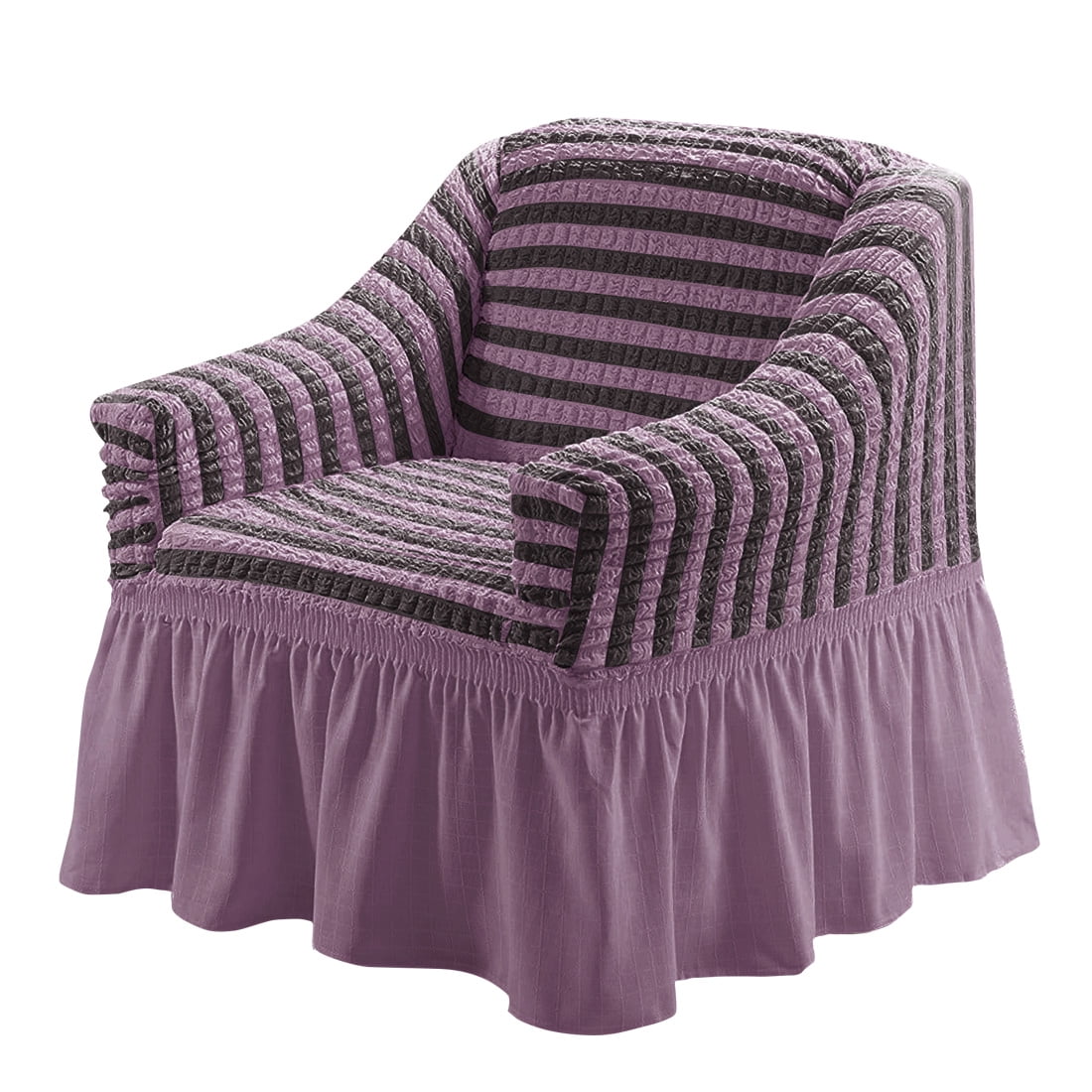 Homore 1 Piece Sofa Slipcover with Pleated Ruffled Skirt Washable High ...