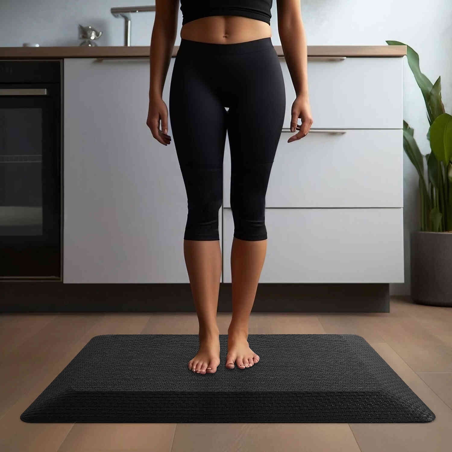 Homore Anti-fatigue Mats for Bath Padded Kitchen Mat Washable Comfort ...