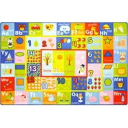Teaching ABC Animals/Fruits Kids Educational Play mat for School ...