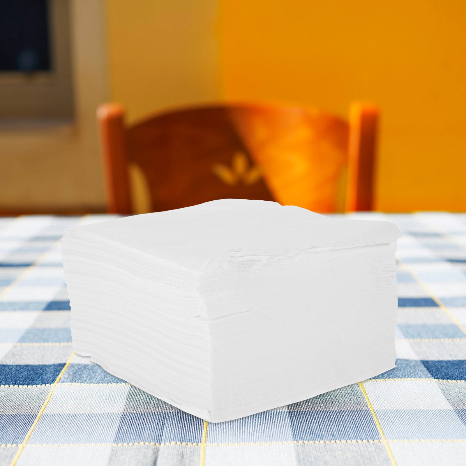 Homoyoyo 1 Pack White Durable Material Square Napkins for Wiping Hands ...