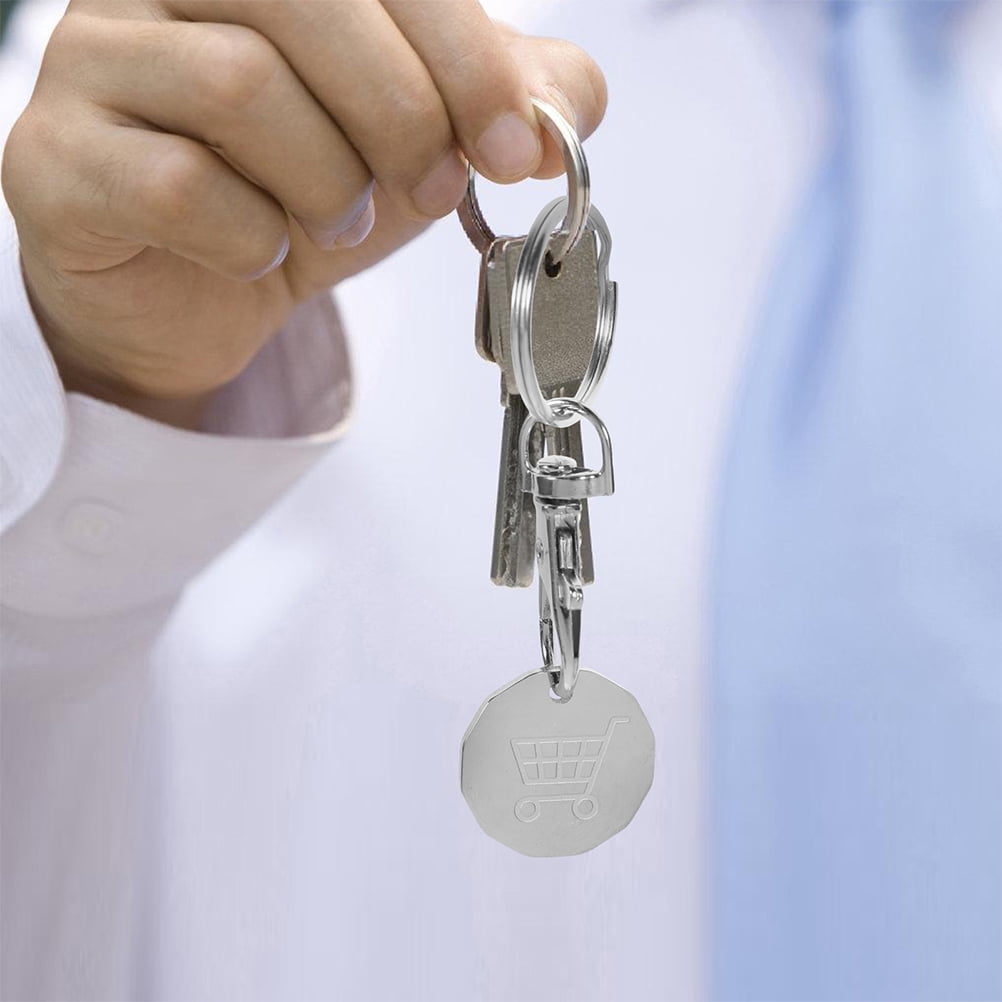 Homoyoyo 1 Set Hanging Trolley Token Keyring with Simple Design for ...