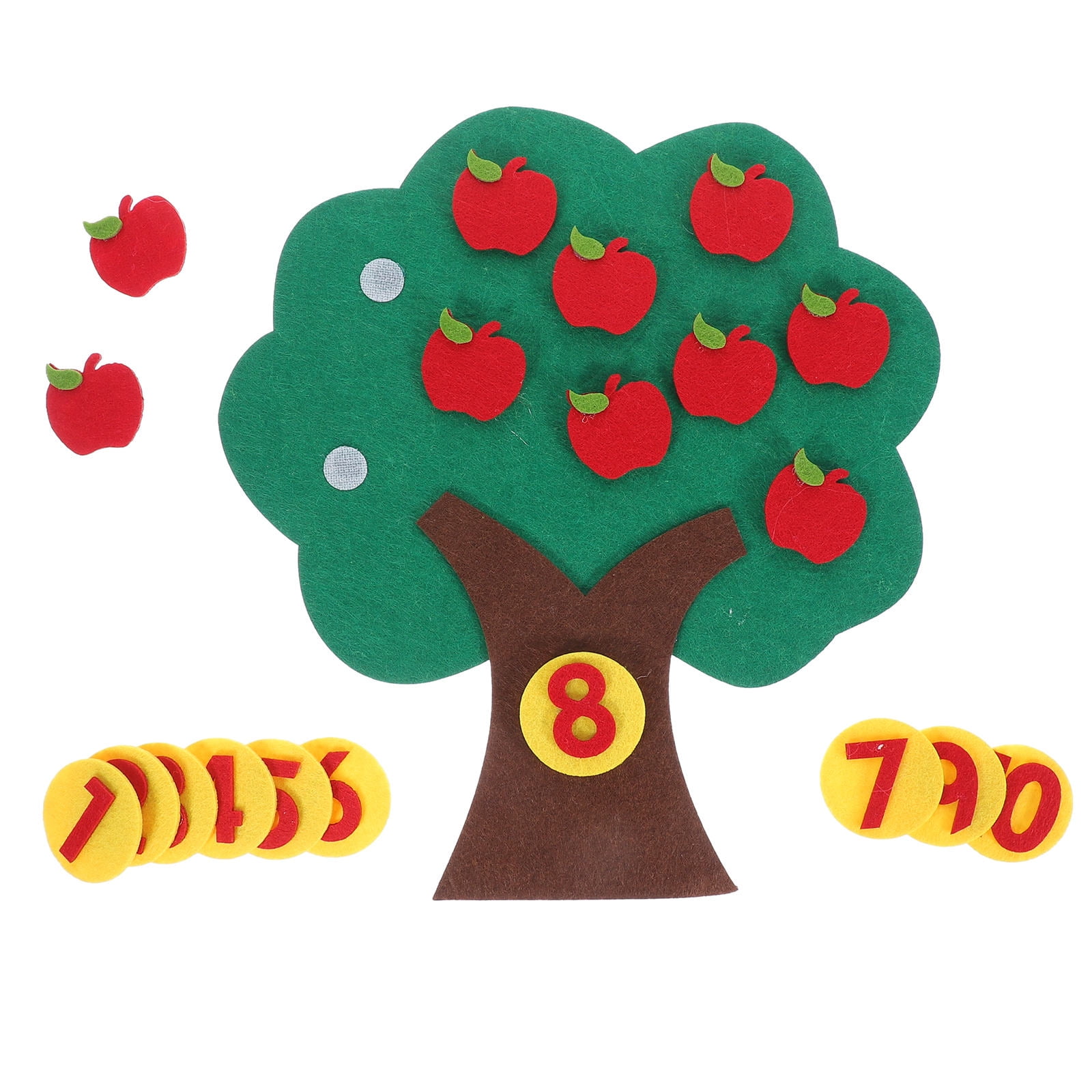 Homoyoyo 1 Set Kids Apple Tree Math Manipulatives for Addition and ...