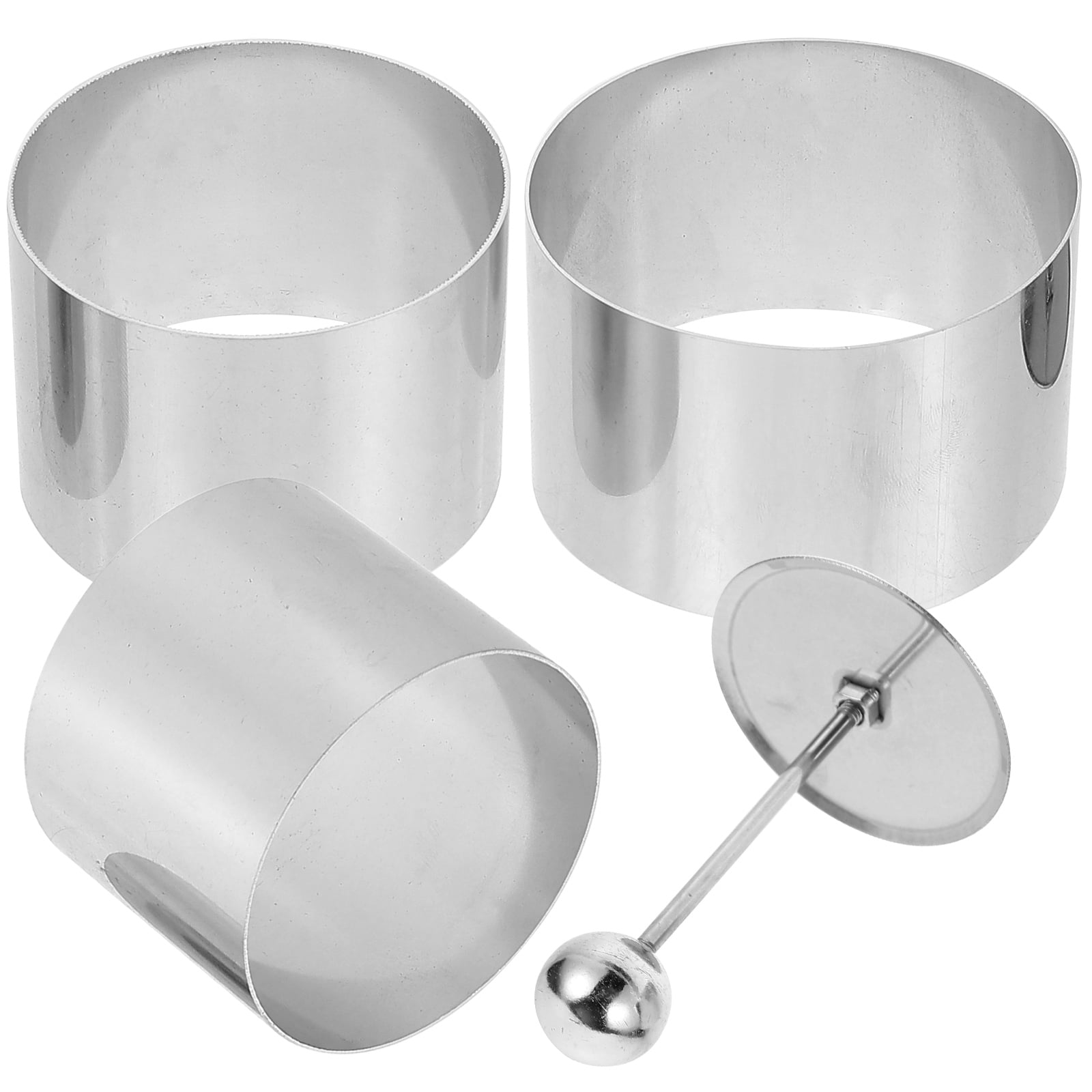 Homoyoyo 1 Set Stainless Steel Cake Rings for Beginner Baking Home ...